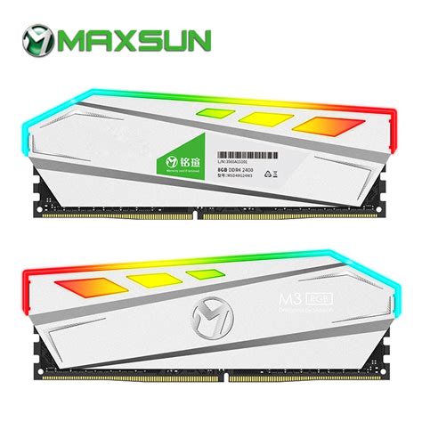 MAXSUN RGB Ram Ddr4 8 Gb Memory Frequency 2400MHz Interface Type 288pin 17 17 17 39 1 2V