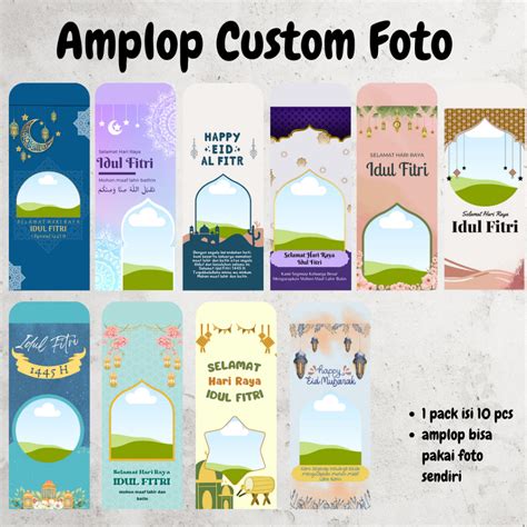 Jual Amplop Custom Foto Amplop Lebaran Amplop Jumbo Amplop Idul
