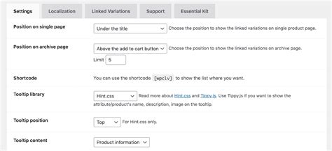4 Plugin Settings Wpclever Documentations