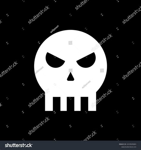 Simple Skull Logo Design Template Skull Stock Vector Royalty Free