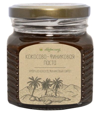 Кокосово-финиковая паста, 230 г. из Индии купить в Москве - цены в ...