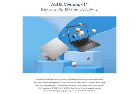 Asus Vivobook X1400ea Eb1712ws 14 I3 1115g4 8gb Ddr4 512gb Ssd Intel