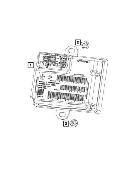 2021 2023 Jeep Cherokee Transfer Case Control Module 68533304aa My Mopar Parts