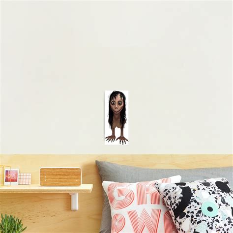 Momo Demon Of Whatsapp Poster For Sale By Jull Gull Redbubble
