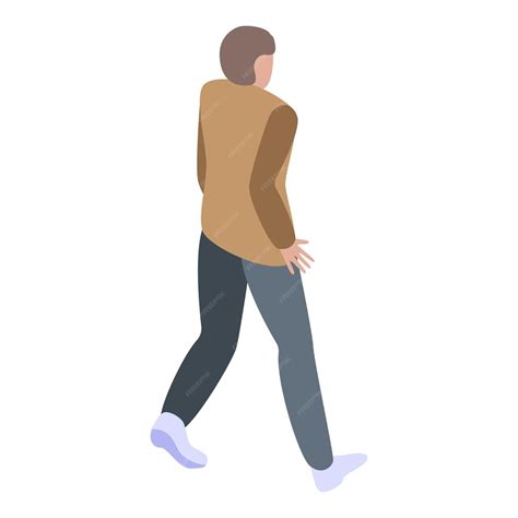 Icono De Chico De Marketing Isométrico Del Icono De Vector De Chico De Marketing Para Diseño Web