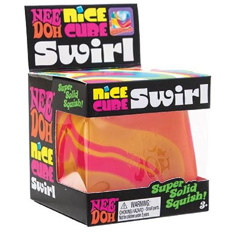 Needoh Nice Cube Swirl Squish Toy Walgreens