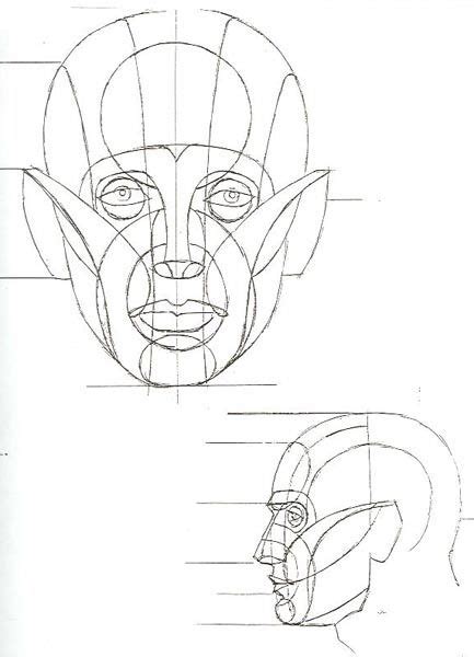 How To Draw Head Using Reilly Method