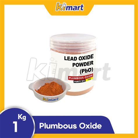 Jual Lead Oxide Powder Pbo Timbal Ii Oksida Timbal Monoksida 1kg