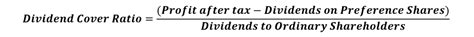 Dividend Coverage Ratio Template Financial Edge