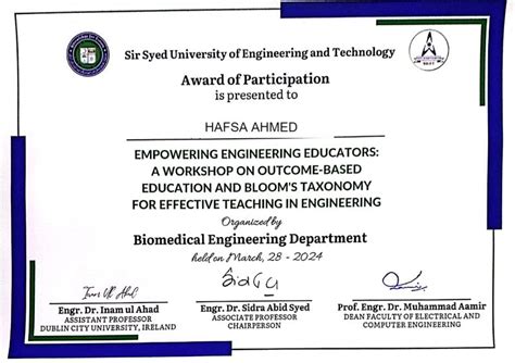 Hafsa Ahmed On Linkedin Im Happy To Share That Ive Obtained A New