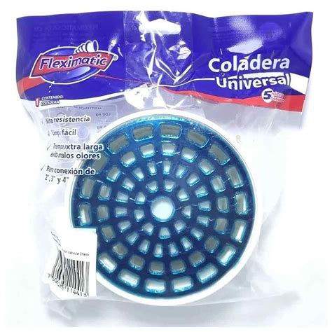 Coladera Universal Fleximatic 2259 Valvula Check Anti Olores