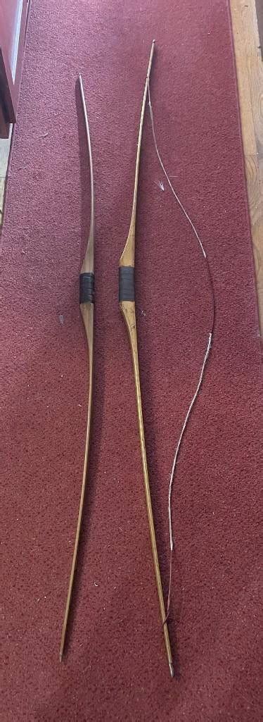 2 Very Old Wooden Bows Auction