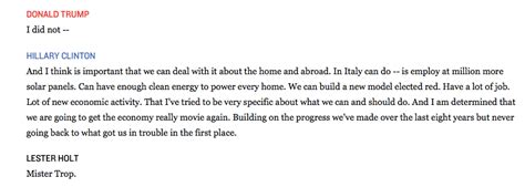 Npr Had A Voice To Text Transcript Of The Debates And It Churned Out These Gems Album On Imgur