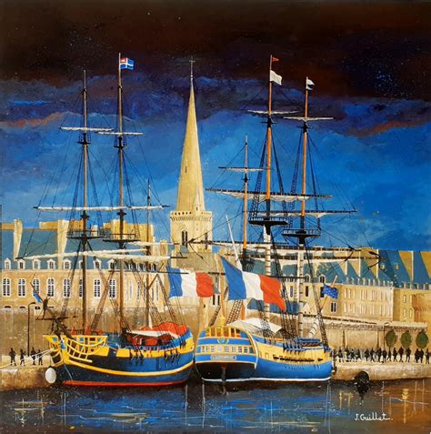 Saint Malo Par Jacques Guillet 2021 Peinture Vinyl Artsper