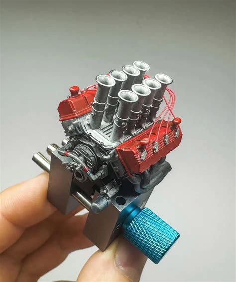 🏎️ Vintage Hemi Hilborn Stacked Injection Version Engine・3d Print・cults