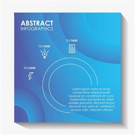 Premium Vector Template Infographic With Figures Geometrics