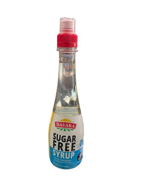 Baraka Sugar Free Syrup 14 Fl Oz Arabian Delights Market