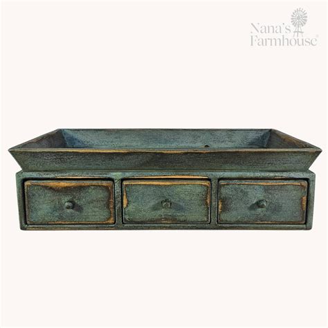 Rustic Mustard Three Drawer Pass Through Cabinet Nanas Farmhouse Nanas Farmhouse