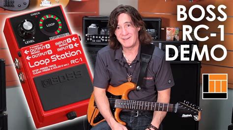 Boss Rc 1 Loop Station Product Demo Youtube