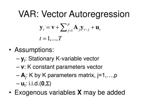 Ppt Var And Vec Powerpoint Presentation Free Download Id1274667