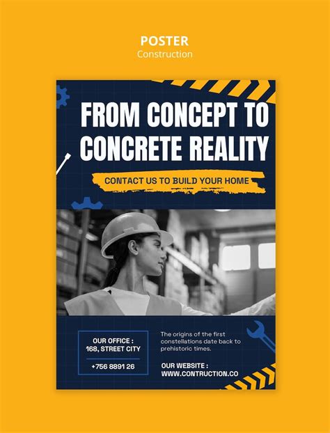 Construction Safety Poster Images Free Download On Freepik