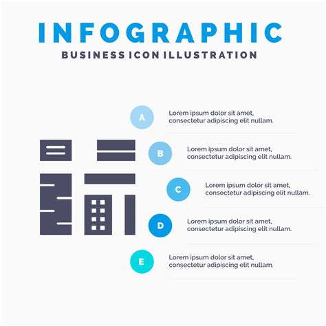 Advertising Content Feature Native Premium Solid Icon Infographics 5