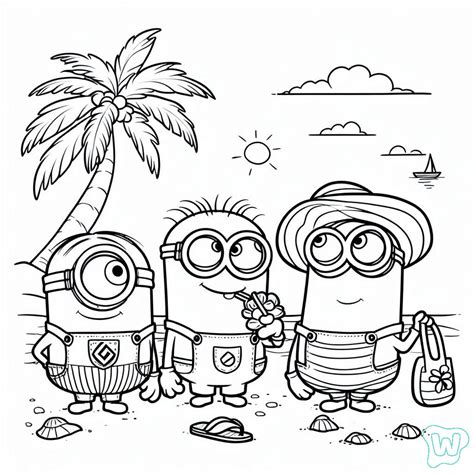 55 Minion Para Colorear Descargar E Imprimir Pdf Gratis