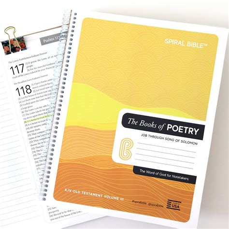 Spiral Bible™ Kjv Old Testament Volume Iii Spiral Bible