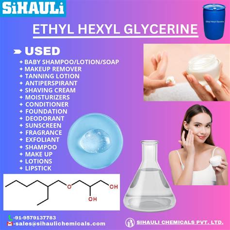 Ethyl Hexyl Glycerine Manufacturers In India Sihauli Chemicals