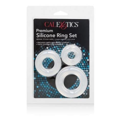 Premium Silicone Ring Set Clear Sex Toys At Adult Empire