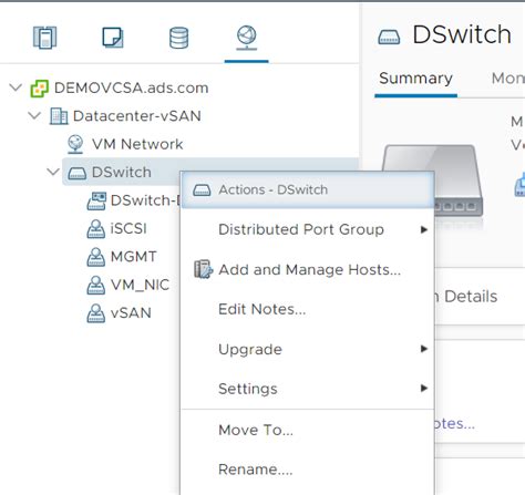 technical blog steps to add or manage esxi host with distributed