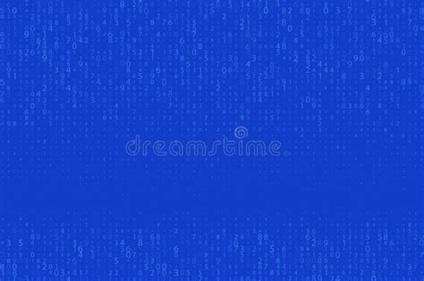 Random Numbers 0 And 1 Background In A Matrix Style Binary Code