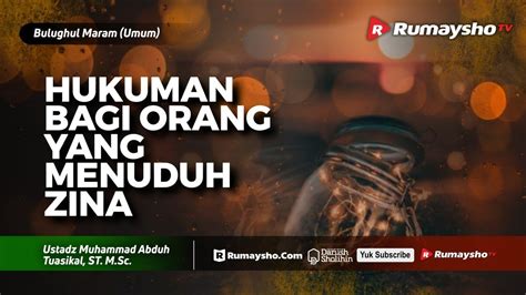 Hukuman Bagi Orang Yang Menuduh Zina Homecare