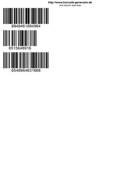Barcode Generator De Pdf