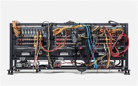 Premium Photo Best Practices For Computer Server Cable Management On White Background