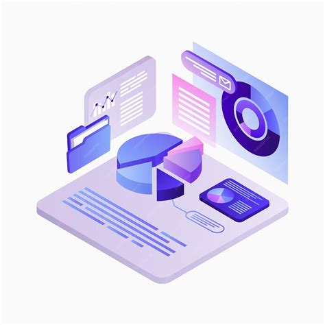 Premium Vector Professional Data Analytics Illustration Data Analyse