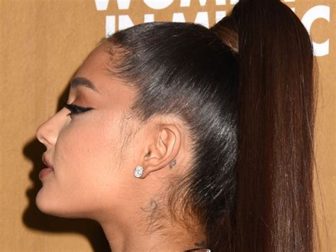 Ariana Grandes Tattoos See The ‘sweetener Singers Ink Hollywood Life