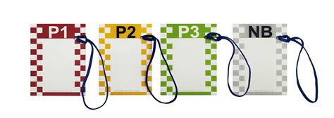 Nhs Ten Second Triage Tags Casualty Labelling Following Triage Pack