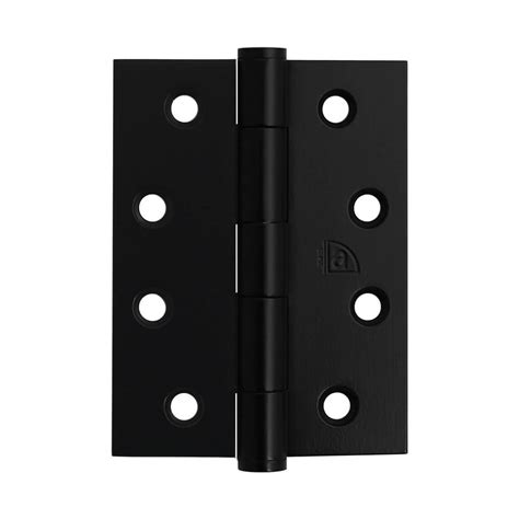 Austyle 304ss Butt Hinge Fixed Pin 100x75x2 5mm Matt Black 55108