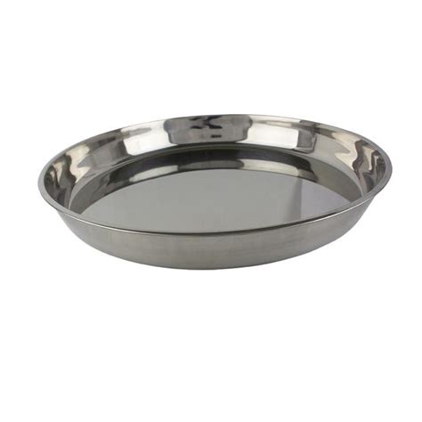 Rrs ถาด ถาดกลม ถาดก้นลึก ถาดสแตนเลส รุ่นพรีเมี่ยม 30 ซม Makro Pro