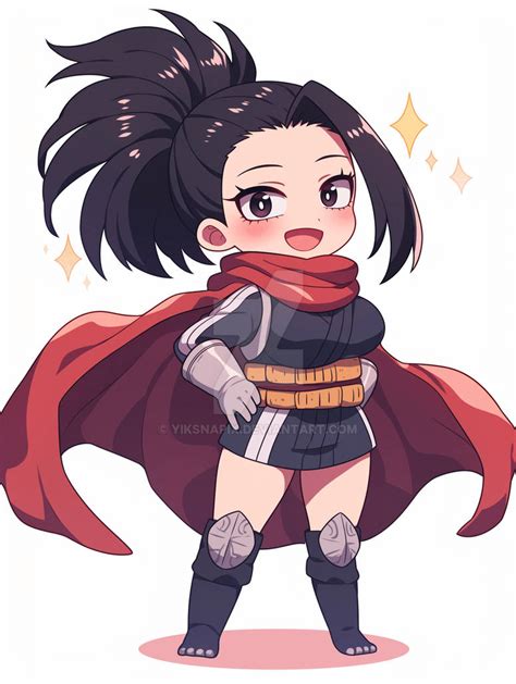 Chibi Momo Yaoyorozu By Yiksnapix On Deviantart