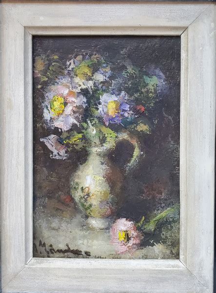 Ion Mandru 1897 1980 Vas Cu Flori