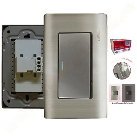 Interruptor De Conmutación Simple Opalux Casa Lima