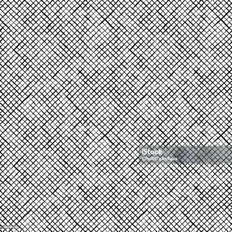 Black And White Seamless Grid Pattern Stock Illustration Download