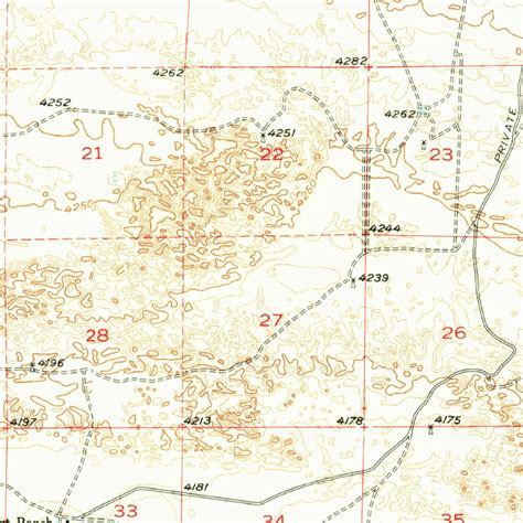 Melrose Nm 1957 62500 Scale Map By United States Geological Survey