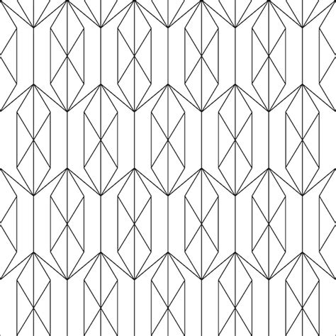 Premium Vector Hexagon Geometric Seamless Pattern Texture