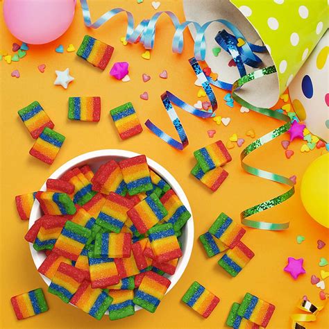 Airheads Xtremes Bites Rainbow Berry Candy 6 Oz Pack Of 12 Sweetly