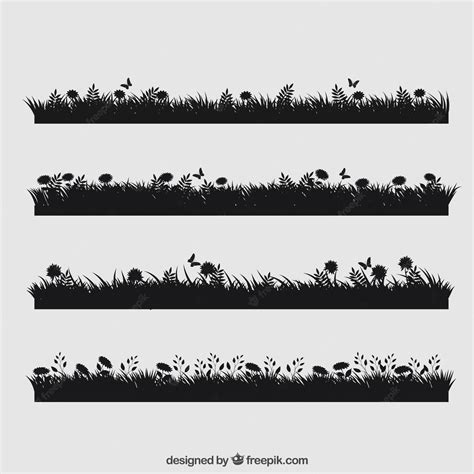 Free Vector Cute Grass Collection