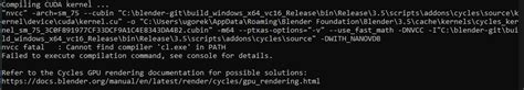 Render On A Video Card Is Not Available After Build Blender Building Blender Developer Forum