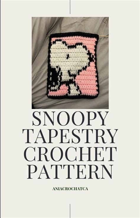 Snoopy Tapestry Crochet Pattern Etsy